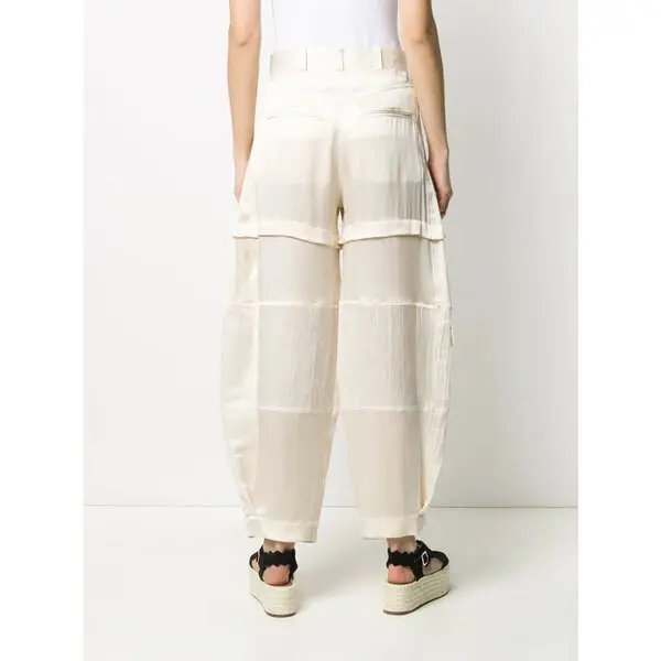 LANVIN Tapered Wide-leg Trousers