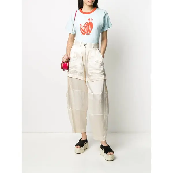 LANVIN Tapered Wide-leg Trousers
