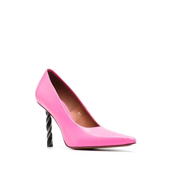 Vetements Hot Leather Pointed Toe High Heel Pumps