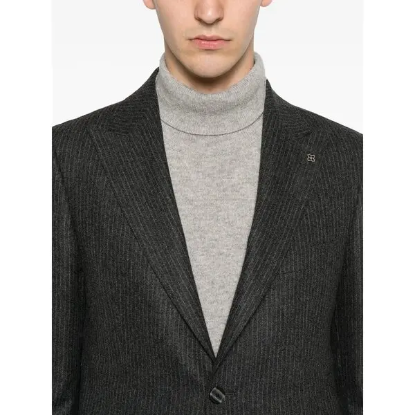 Tagliatore Grey Suits Single Breasted Suits - Gray