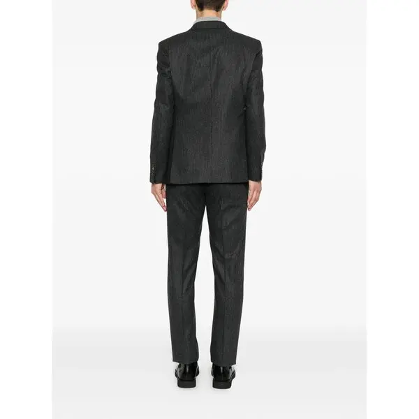 Tagliatore Grey Suits Single Breasted Suits - Gray