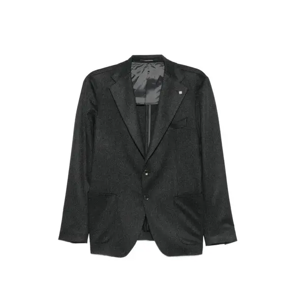 Tagliatore Charcoal Grey Cashmere Blazer