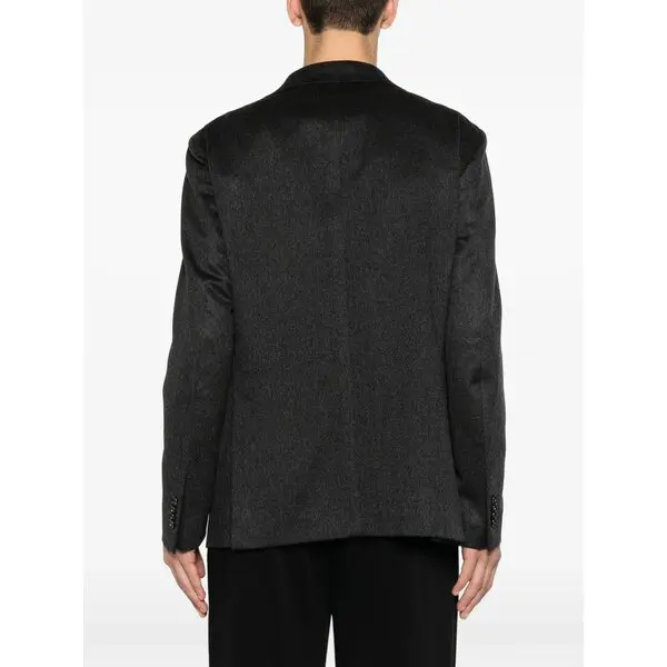 Tagliatore Charcoal Grey Cashmere Blazer