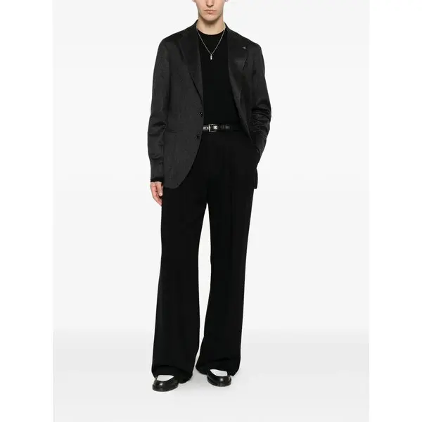 Tagliatore Charcoal Grey Cashmere Blazer