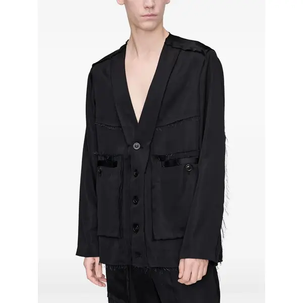 MAISON MARGIELA V-neck Viscose Blazer
