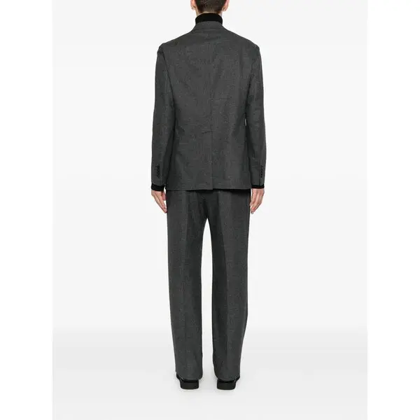 Tagliatore Grey Suits Double Breasted Suits