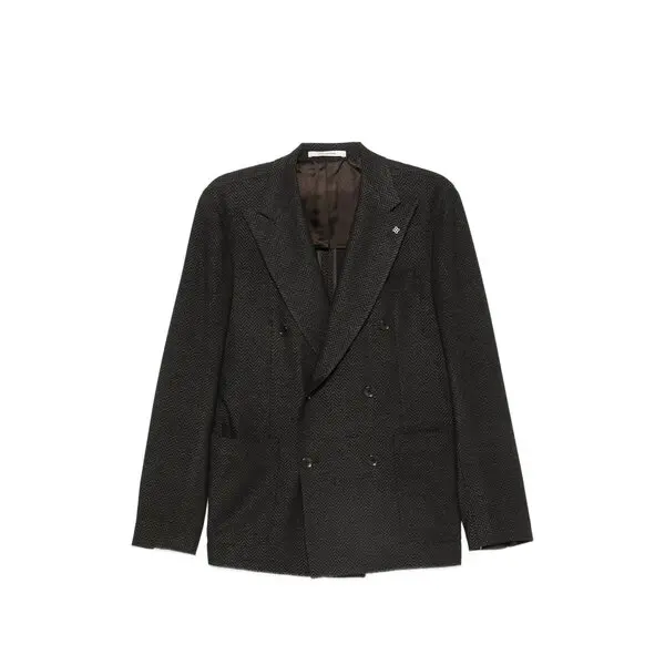 Tagliatore Double-breasted Peak Lapel Blazer