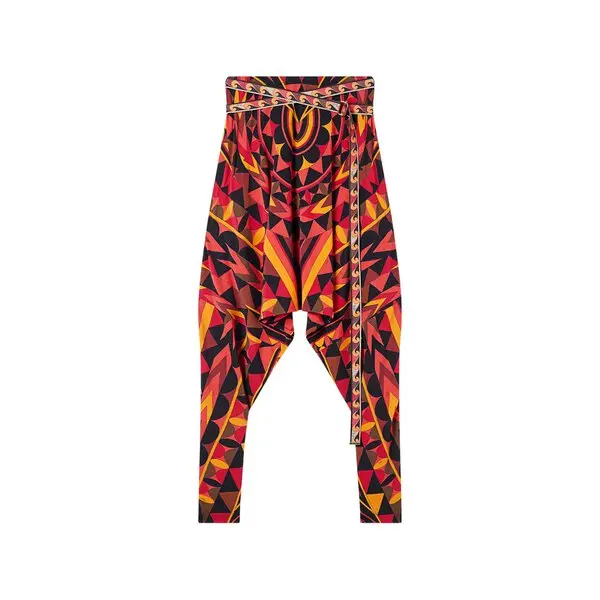 Emilio Pucci Tapered Viscose Jersey Trousers