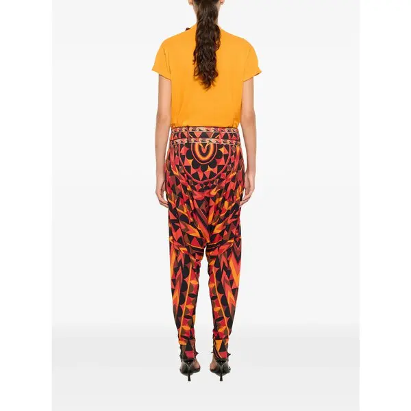 Emilio Pucci Tapered Viscose Jersey Trousers