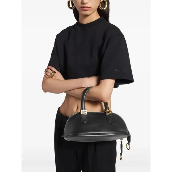 Balenciaga Calf Leather Bolero Bag - Black