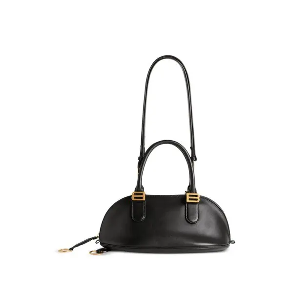 Balenciaga Calf Leather Bolero Bag - Black