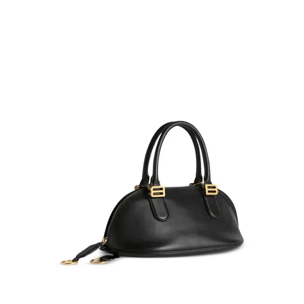 Balenciaga Calf Leather Bolero Bag - Black