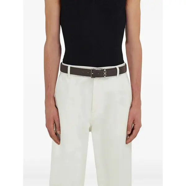 FERRAGAMO Calfskin Belt With Buckle Fastening