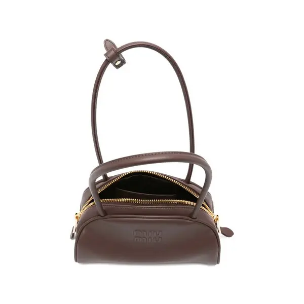 Miu Miu Embossed Logo Top Handle Bag