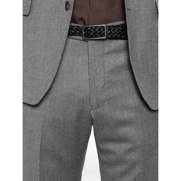 Tagliatore Grey Suits Single Breasted Suits