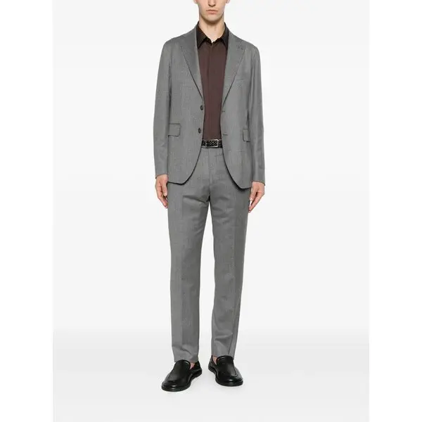 Tagliatore Grey Suits Single Breasted Suits