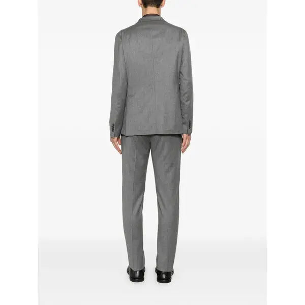 Tagliatore Grey Suits Single Breasted Suits