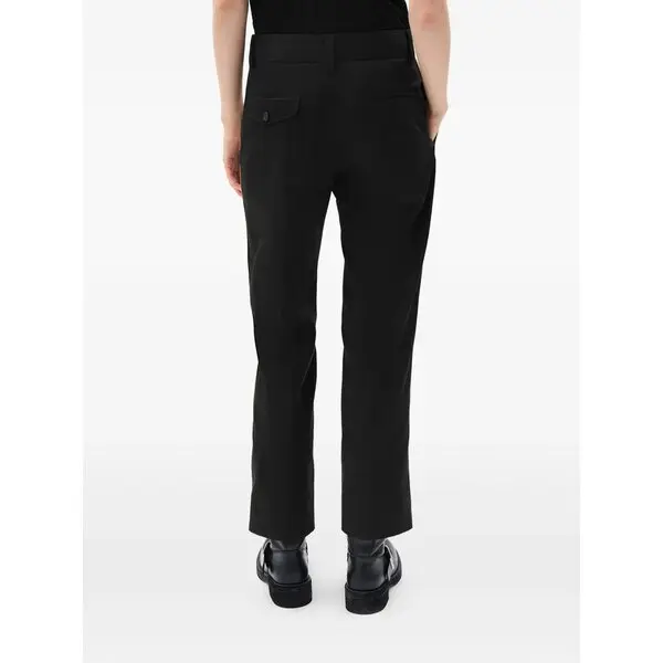 ANN DEMEULEMEESTER Straight Leg Cropped Trousers