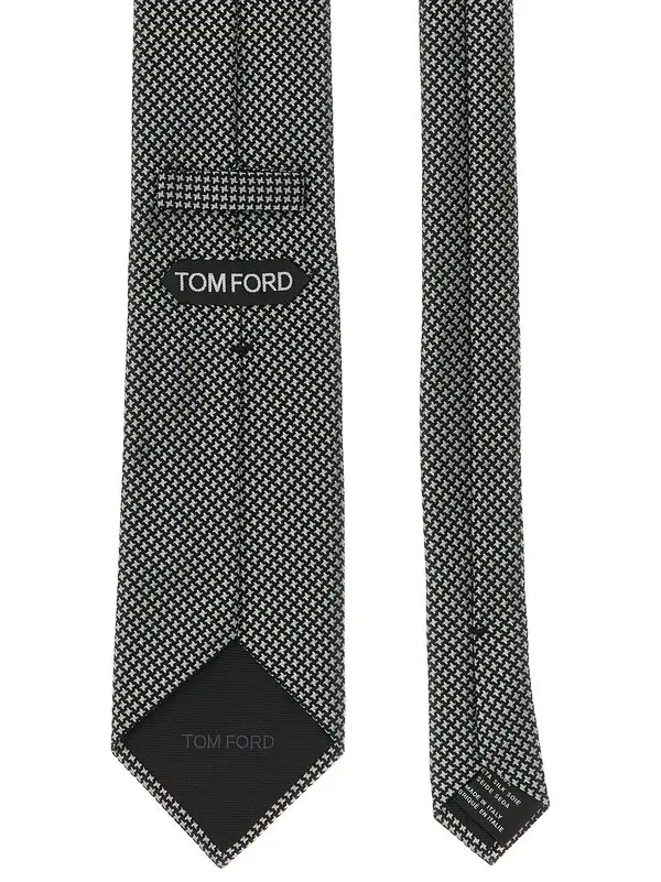 TOM FORD Silk Neck Tie - Gray
