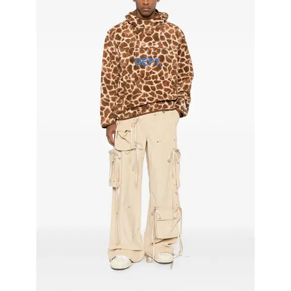 GALLERY DEPT. Giraffe Print Fleece Hoodie
