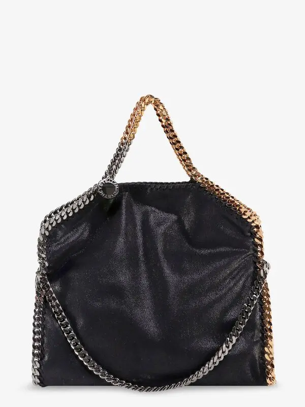Stella McCartney Falabella Shaggy Deer Shoulder Bag - Black