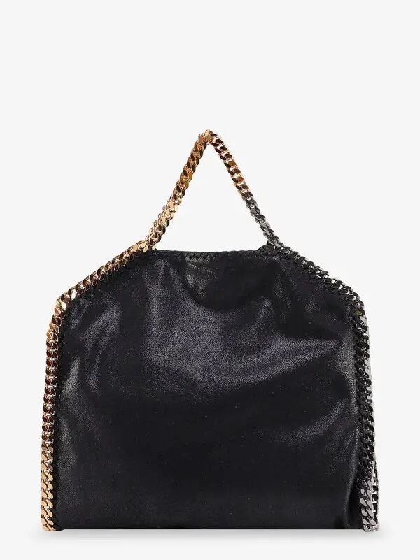 Stella McCartney Falabella Shaggy Deer Shoulder Bag - Black