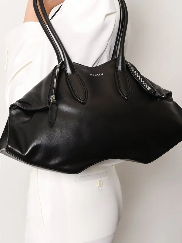 Alexander McQueen Manta Leather Shoulder Bag - Multicolor