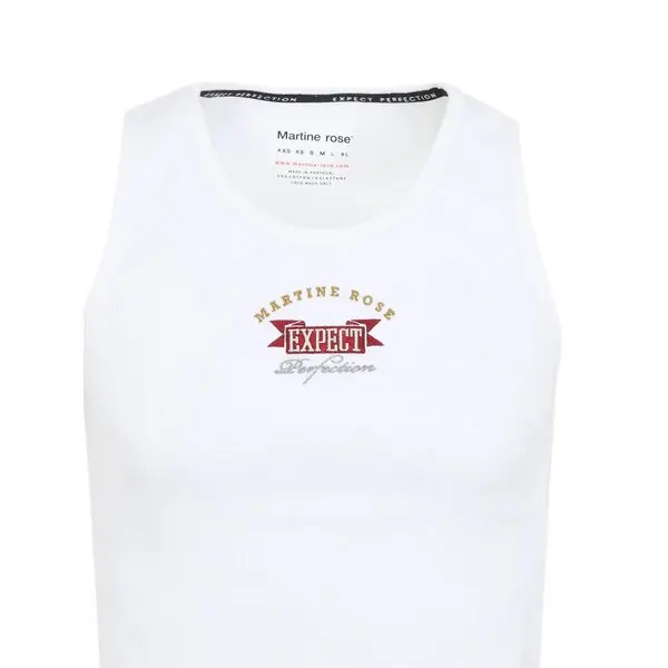 Martine Rose Logo Detail Sleeveless Tank Top
