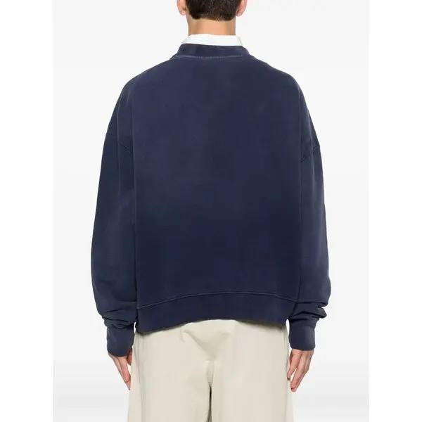 WILLY CHAVARRIA Printed Crew Neck Long Sleeve Sweater