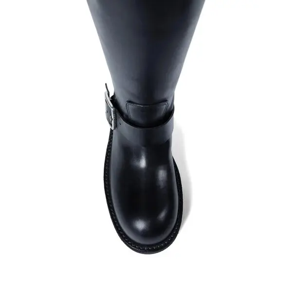 ANN DEMEULEMEESTER Buckle-strap Leather Boots