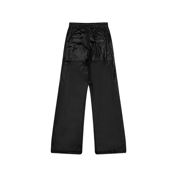 Rick Owens Wide-leg Trousers With Side Snap Buttons - Black