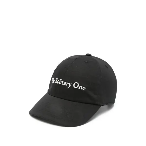 ANN DEMEULEMEESTER Baseball Cap With Embroidered Logo - Black