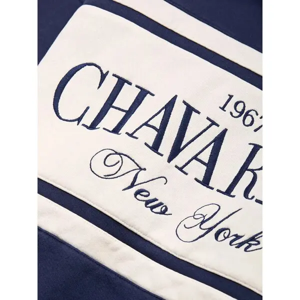 WILLY CHAVARRIA Navy Embroidered Logo Hoodie