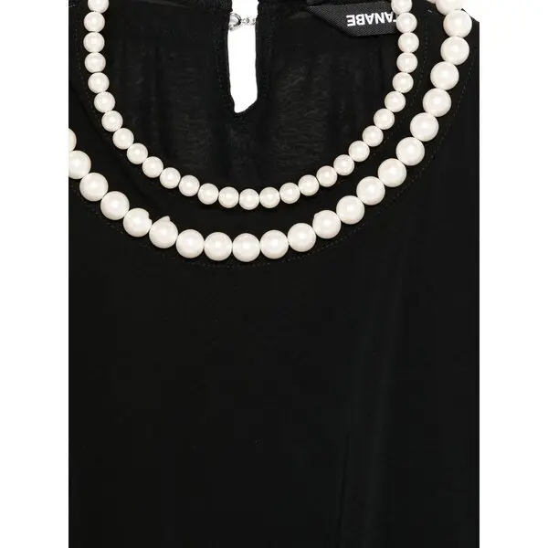 Junya Watanabe Pearl Embellishment Long Sleeve Top