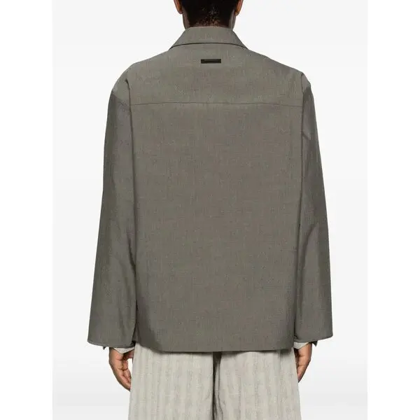 Fear Of God Grey Wool Blend Blazer
