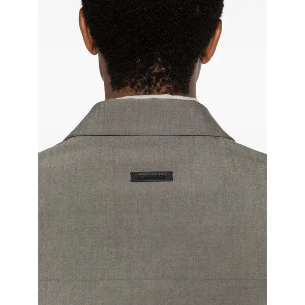 Fear Of God Grey Wool Blend Blazer