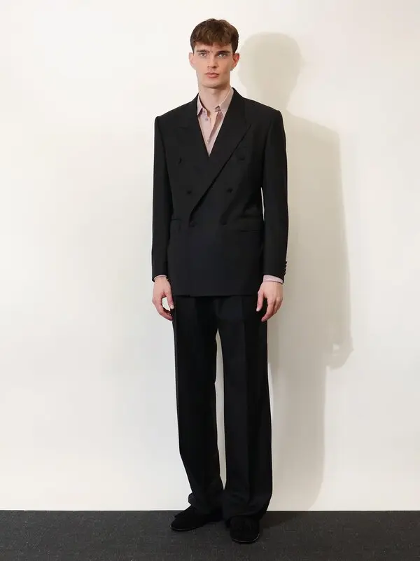 Dolce & Gabbana Double-breasted Virgin Wool Blazer