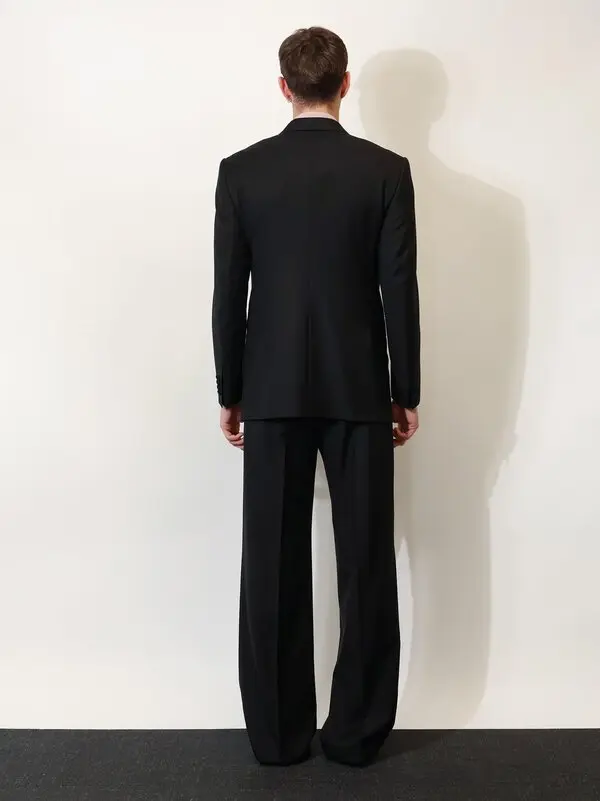 Dolce & Gabbana Double-breasted Virgin Wool Blazer