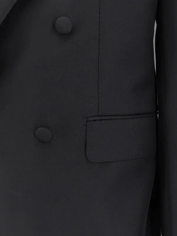 Dolce & Gabbana Double-breasted Virgin Wool Blazer