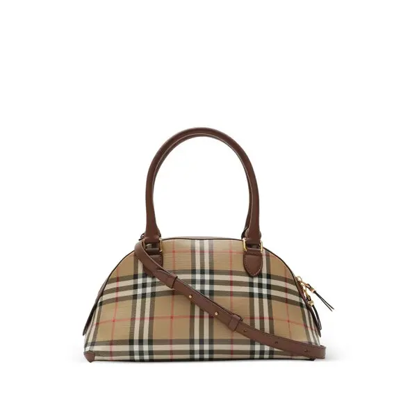 Burberry Grainy Calf Leather Vanity Case - Brown