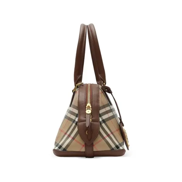 Burberry Grainy Calf Leather Vanity Case - Brown