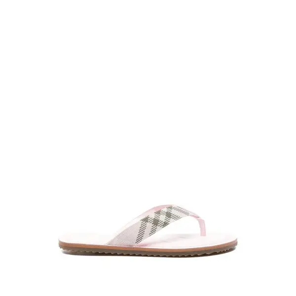 Burberry Pavilion Check Sandals - Pink