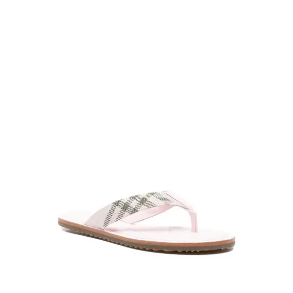 Burberry Pavilion Check Sandals - Pink