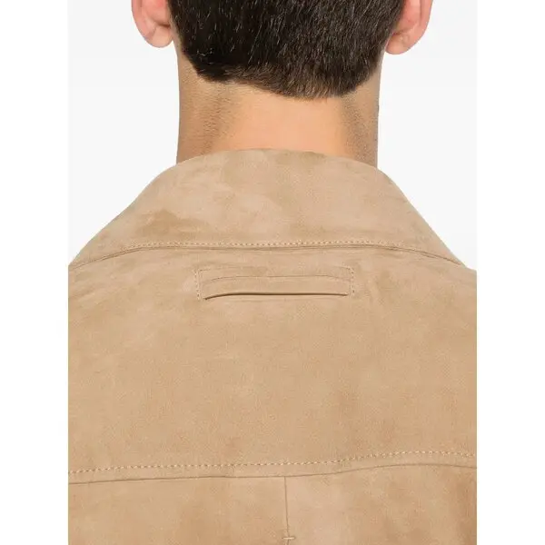 Zegna Neutrals Jackets Shirt Jackets