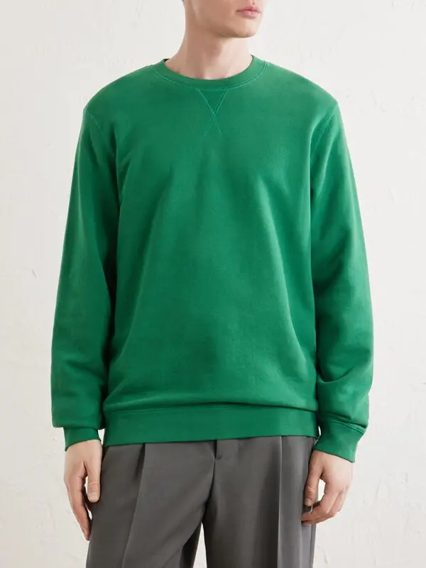 Sunspel Cotton Jersey Sweatshirt