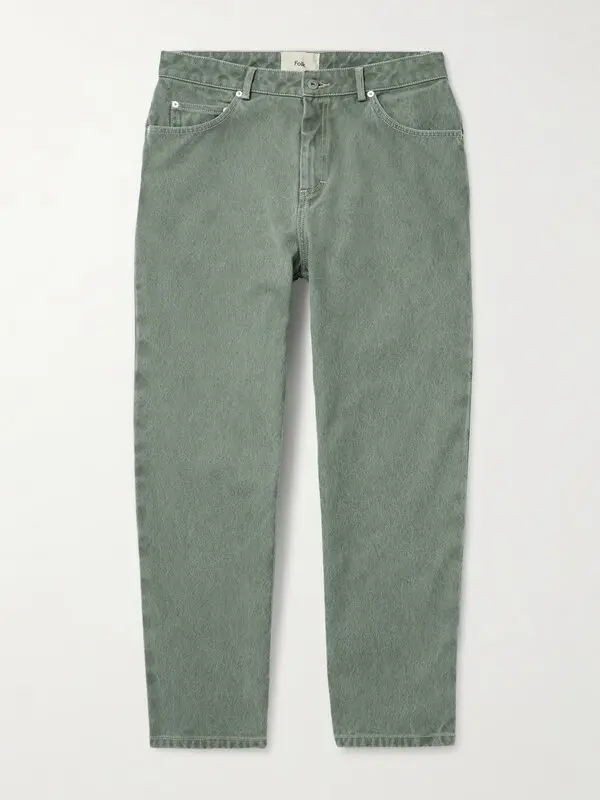Folk Barrel-leg Jeans