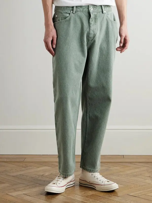 Folk Barrel-leg Jeans