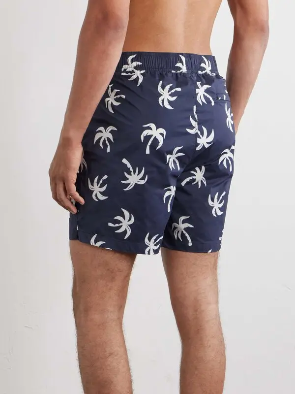 Onia Charles Straight-leg Printed Swim Shorts