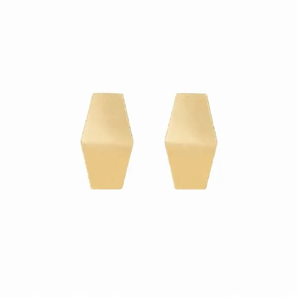 SILVER MOON Plated Sterling Silver Earrings - Gold