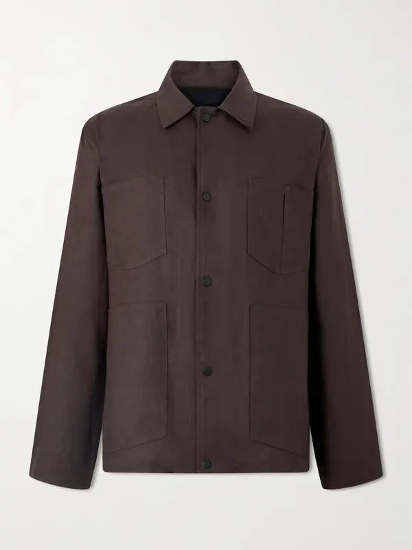 Rag & Bone Calder Linen Jacket - Brown